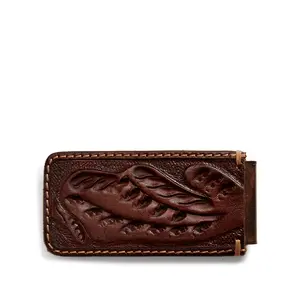 Ralph Lauren Hand-tooled Leather Money Clip