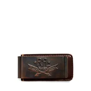 Ralph Lauren Hand-tooled Leather Money Clip