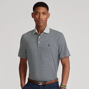 Ralph Lauren Classic Fit Performance Polo Shirt Andover Heather/navy