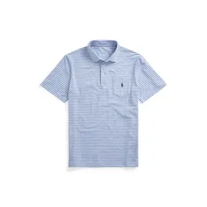 Ralph Lauren Classic Fit Performance Polo Shirt Blue Heather/pure White