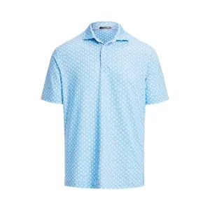 Ralph Lauren Classic Fit Performance Polo Shirt Blue Tropical Dreams