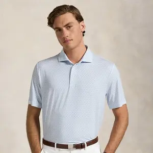 Ralph Lauren Classic Fit Performance Polo Shirt Blue
