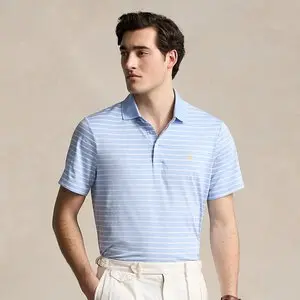 Ralph Lauren Classic Fit Performance Polo Shirt Blue/ceramic White