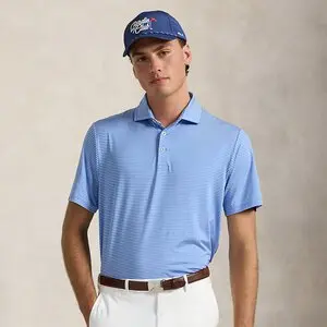 Ralph Lauren Classic Fit Performance Polo Shirt Blue/white