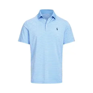 Ralph Lauren Classic Fit Performance Polo Shirt Cabana Blue/pure White