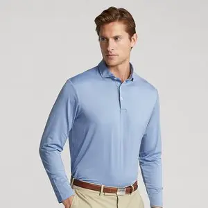 Ralph Lauren Classic Fit Performance Polo Shirt Channel Blue