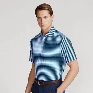 Ralph Lauren Classic Fit Performance Polo Shirt Colby Blue Multi