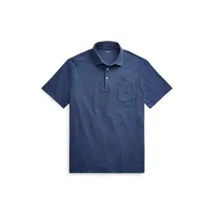 Ralph Lauren Classic Fit Performance Polo Shirt Derby Blue Heather