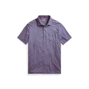 Ralph Lauren Classic Fit Performance Polo Shirt Derby Blue/highland Rose