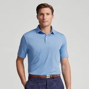 Ralph Lauren Classic Fit Performance Polo Shirt Florida Blue