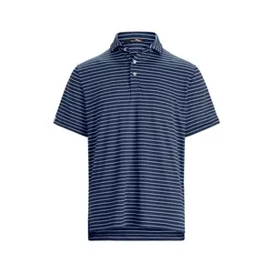 Ralph Lauren Classic Fit Performance Polo Shirt French Navy/soft Aqua