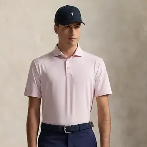 Ralph Lauren Classic Fit Performance Polo Shirt Garden Pink/ceramic White