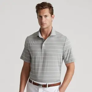 Ralph Lauren Classic Fit Performance Polo Shirt Heather/pure White