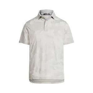Ralph Lauren Classic Fit Performance Polo Shirt Light Grey Heather Camo