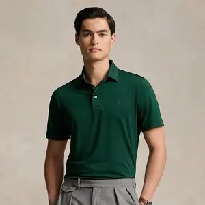 Ralph Lauren Classic Fit Performance Polo Shirt Moss Agate