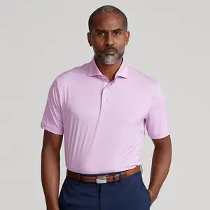 Ralph Lauren Classic Fit Performance Polo Shirt New Hibiscus/pure White