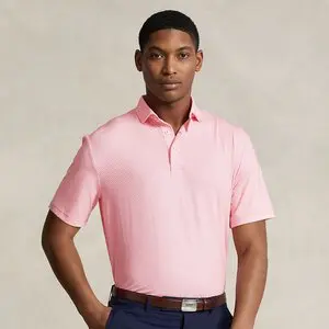 Ralph Lauren Classic Fit Performance Polo Shirt Peaceful Coral Floral