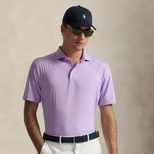 Ralph Lauren Classic Fit Performance Polo Shirt Powder Purple