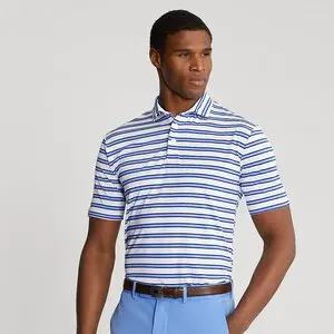 Ralph Lauren Classic Fit Performance Polo Shirt Pure White Multi
