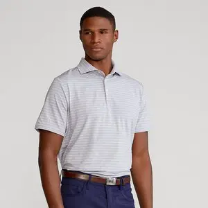 Ralph Lauren Classic Fit Performance Polo Shirt Sky Lavender Multi