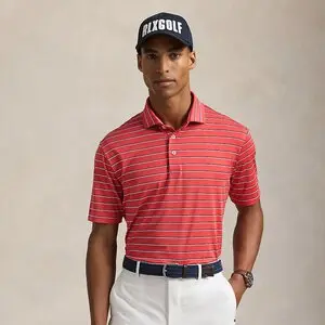 Ralph Lauren Classic Fit Performance Polo Shirt Spring Red Multi