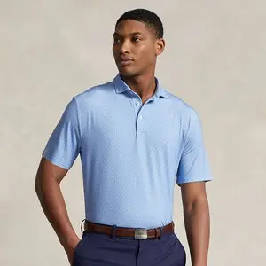 Ralph Lauren Classic Fit Performance Polo Shirt Summer Blue Refined Tile