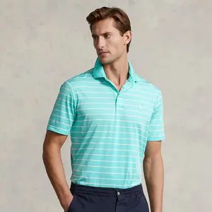 Ralph Lauren Classic Fit Performance Polo Shirt Vacation Blue/pure White
