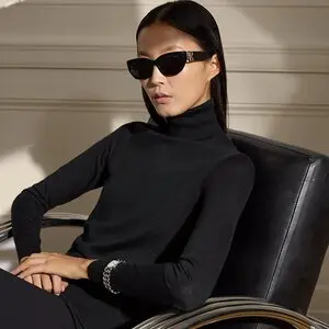 Ralph Lauren Cashmere Turtleneck Sweater - Black