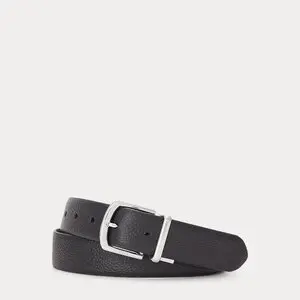 Ralph Lauren Reversible Leather Belt - Black/navy