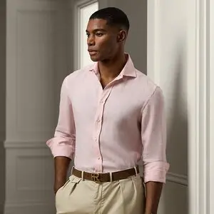 Ralph Lauren Linen Shirt Chalk Pink
