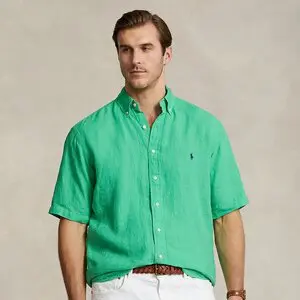 Ralph Lauren Linen Shirt Classic Kelly