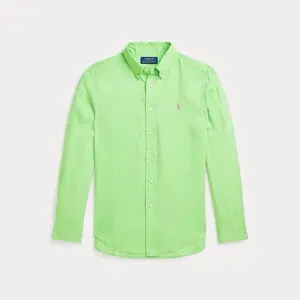 Ralph Lauren Linen Shirt Collection Lime