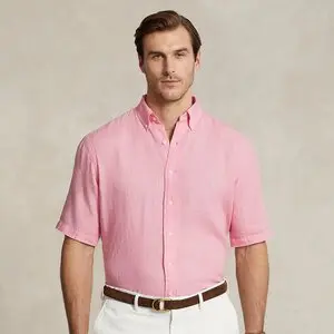 Ralph Lauren Linen Shirt Florida Pink