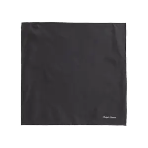 Ralph Lauren Silk Pocket Square - Black