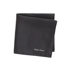 Ralph Lauren Silk Pocket Square - Black