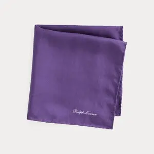 Ralph Lauren Silk Pocket Square Purple