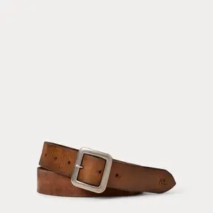 Ralph Lauren Leather Belt - Mid Brown