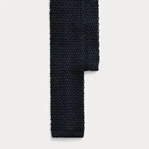 Ralph Lauren Knit Silk Neck Tie - Navy