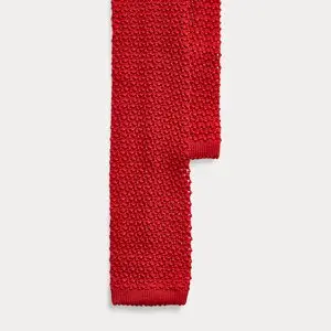 Ralph Lauren Ralph Lauren Knit Silk Neck Tie Red
