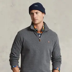 Ralph Lauren Ralph Lauren Estate-Rib Quarter-Zip Pullover Barclay Heather