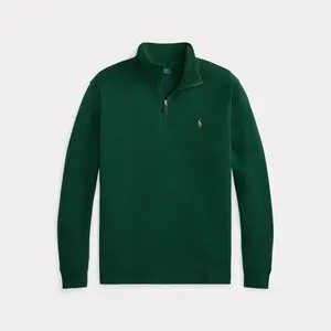 Ralph Lauren Estate-Rib Quarter-Zip Pullover Moss Agate