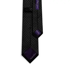 Ralph Lauren Pin Dot Peau De Soie Neck Tie