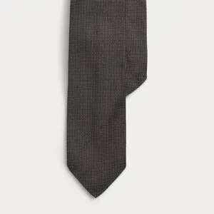 Ralph Lauren Pin Dot Silk Narrow Tie - Black/white