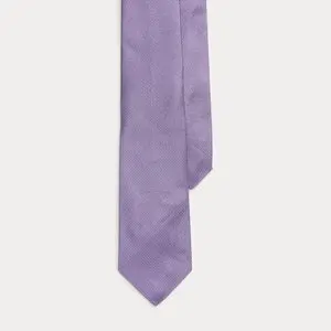 Ralph Lauren Ralph Lauren Pin Dot Silk Narrow Tie Purple/white