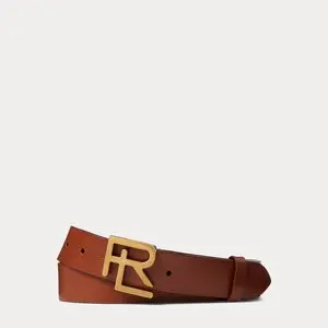 Ralph Lauren Vachetta Leather Belt - Tan
