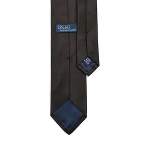 Ralph Lauren Silk Repp Narrow Tie - Black