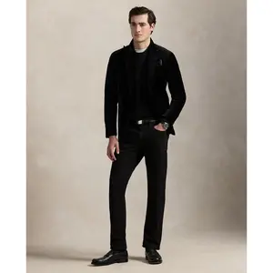 Ralph Lauren Varick Slim Straight Jean - Black Stretch