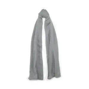 Ralph Lauren Cashmere Pashmina Scarf Light Grey Melange