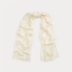 Ralph Lauren Cashmere Pashmina Scarf - Lux Cream