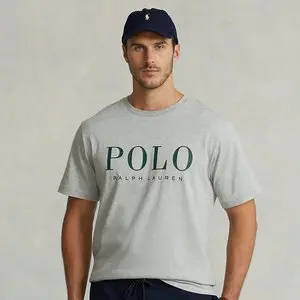 Ralph Lauren Logo Jersey T-shirt Andover Heather